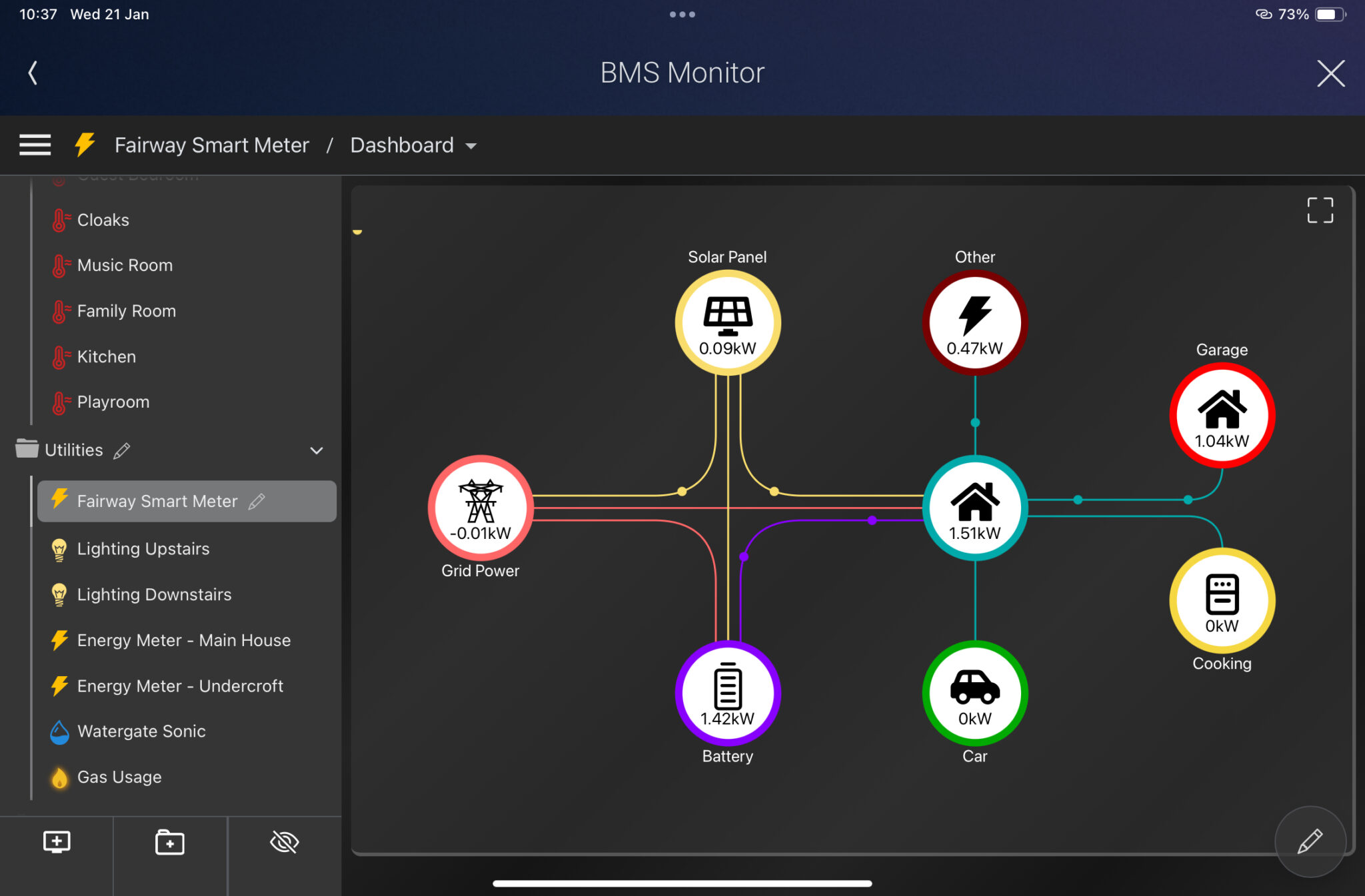 Control4 BMS Monitor - Janus Technology